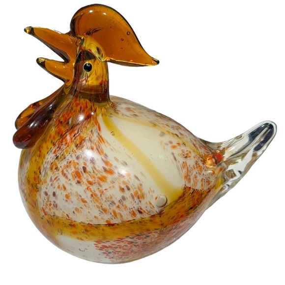 Murano | Other | Vintage Murano Glass Large Chicken Figure | Poshmark
